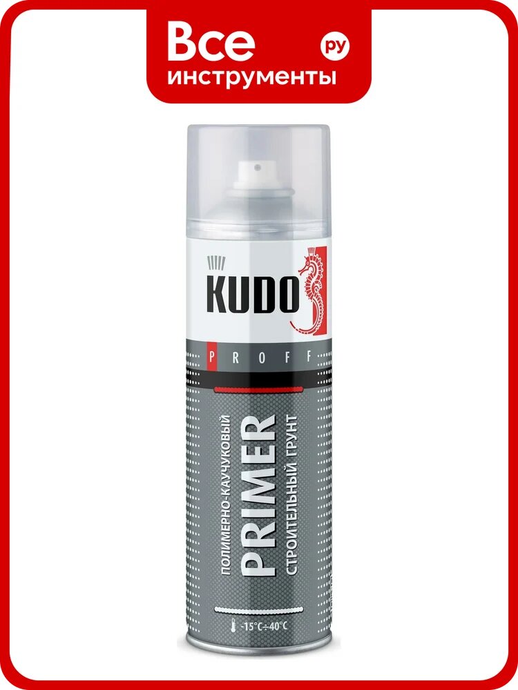 Полимерно-каучуковый строительный грунт KUDO KUPP06PR упрочняющая основа для кирпича, бетона, металла, дерева и камня