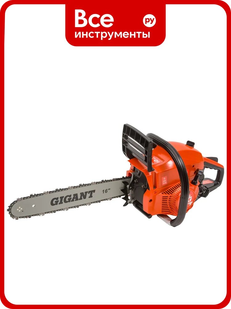 Бензопила Gigant GSAF-07, 2,45 л. с, 40 см³, 40 см, оранжевая