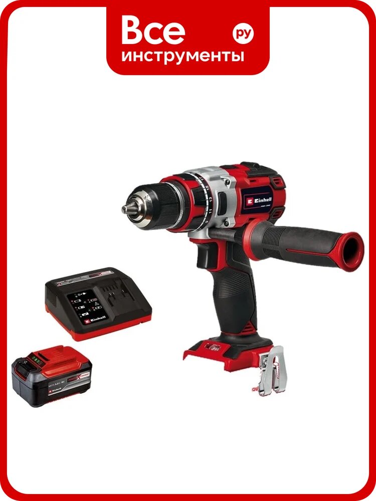 Аккумуляторная дрель Einhell PXC TP-CD 18/80 Li BL + 1 акк. PXC Plus 5.2Ач 18В + ЗУ 4А 4514300SET