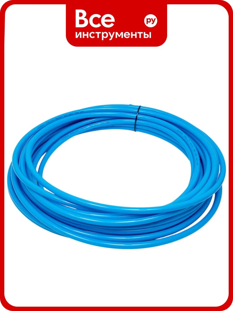Пневмотрубка полиэтиленовая HIMPT 25 м pu98 16x12 мм (10 атм) китай 00-00019247, передачи воздуха