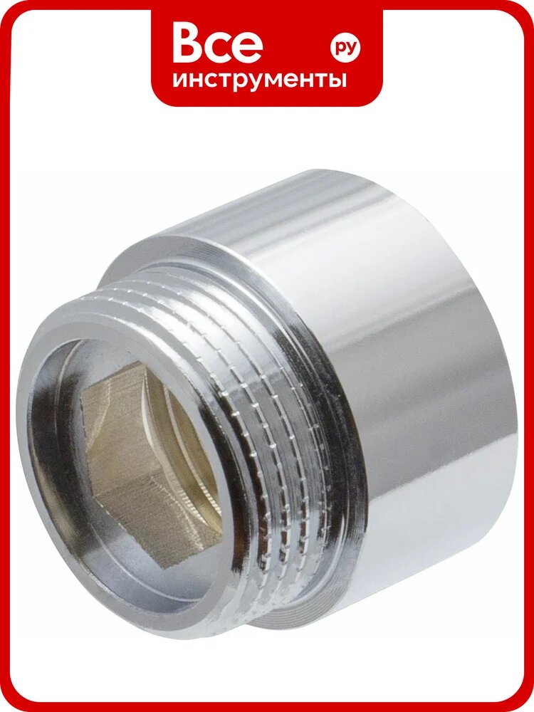 Удлинитель MasterProf 3/4" в/н, 15 мм, хром ИС.070699 латунный хромированный, внутренне-наружное соединение