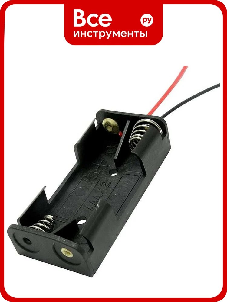 Батарейный отсек Pro Legend BH421 AAA 2x1 (BH621), открытый PL2789, из АБС, подходит для мизинчиковых батареек