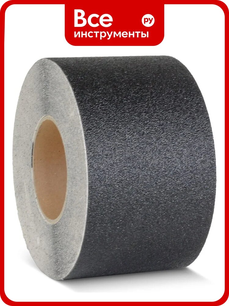 Противоскользящая лента Mehlhose GmbH цвет черный, 100 мм х 18,3 м MASR100183