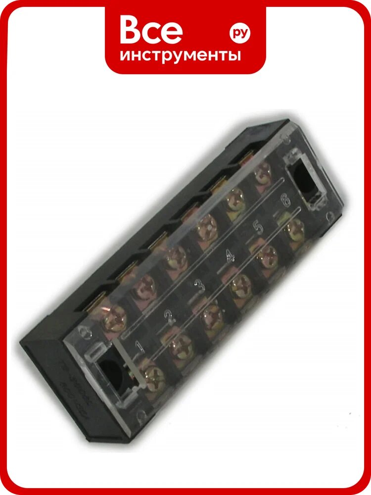Клеммная винтовая колодка Pro Legend с крышкой, 12 контактов, М4, 35 А, 600 В, 8 AWG, 10 мм2 PL3842