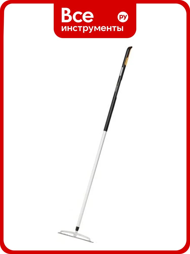 Грабли Fiskars Xact 1027039, для грунта, с черенком, 13 зубцов