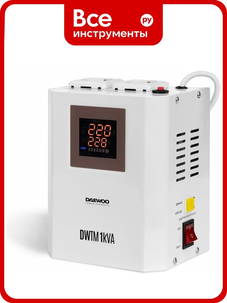 Настенный стабилизатор напряжения DAEWOO DW-TM1kVA