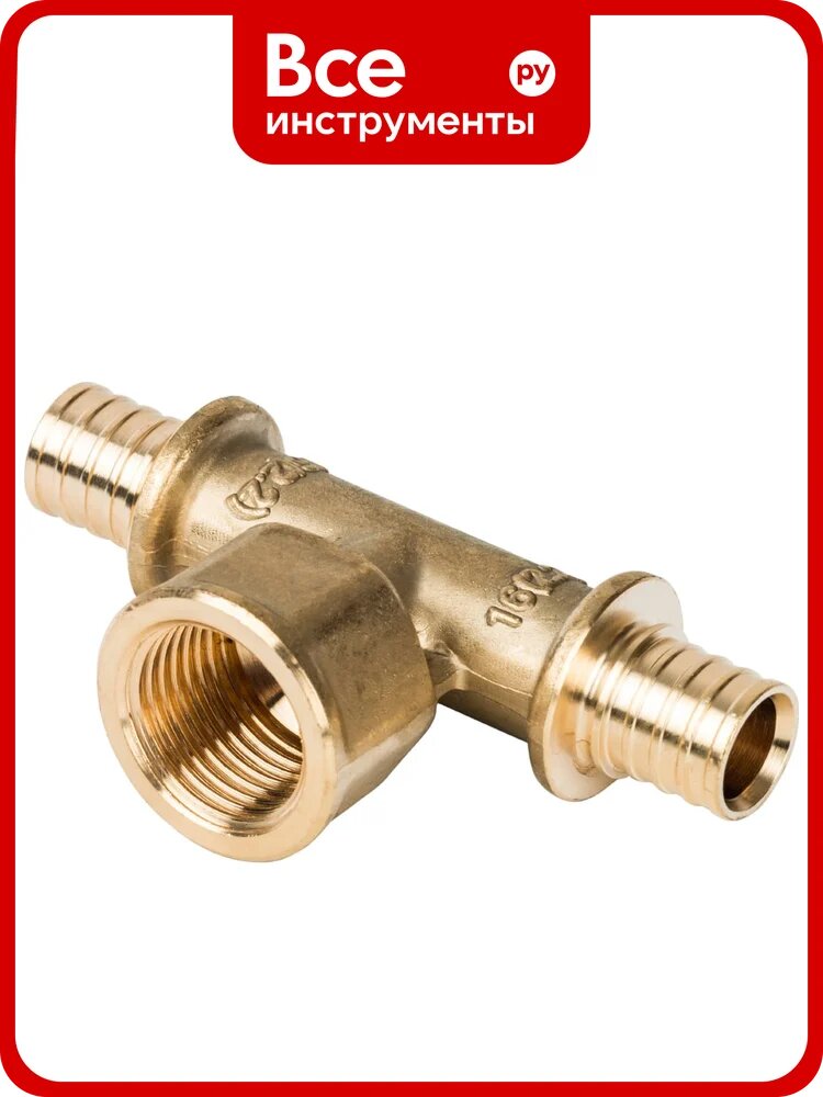 Тройник-переходник с внутренней резьбой 16xR 1/2" STOUT SFA-0028-001612 RG008Q0EO2FDT1