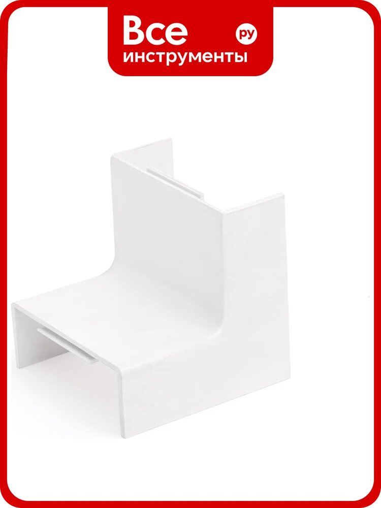 Внутренний угол TWT 39x18 TWT-CT39x18-IC-WH из ПВХ, степень защиты IP20, предназначен для монтажа кабельных систем