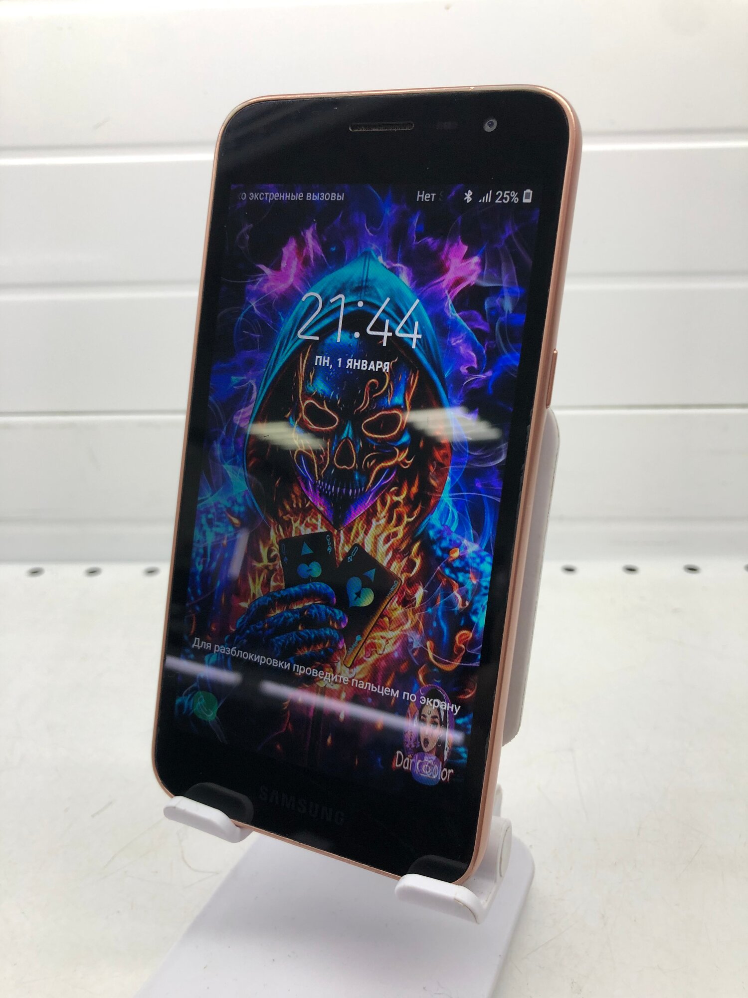 Смартфон Samsung Galaxy J2 2018, 2 SIM, ROM 1/16 ГБ, Золотистый
