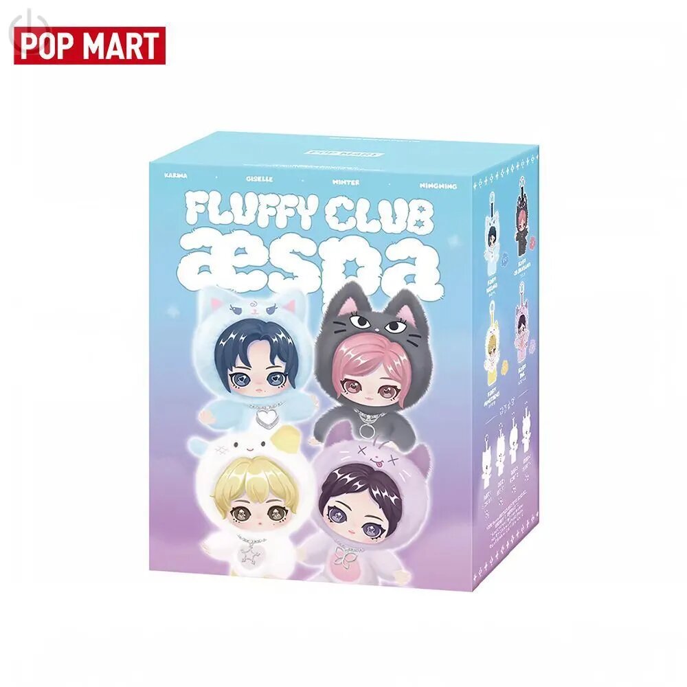 Коллекционная POP MART aespa Fluffy Club Series Plush Dolls, Подарки, Blind Box 1 шт