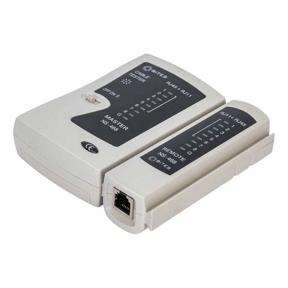 Сетевой тестер кабеля 5bites UTP/FTP/STP RJ45, TEL RJ11/12 LY-CT005 — фото 1
