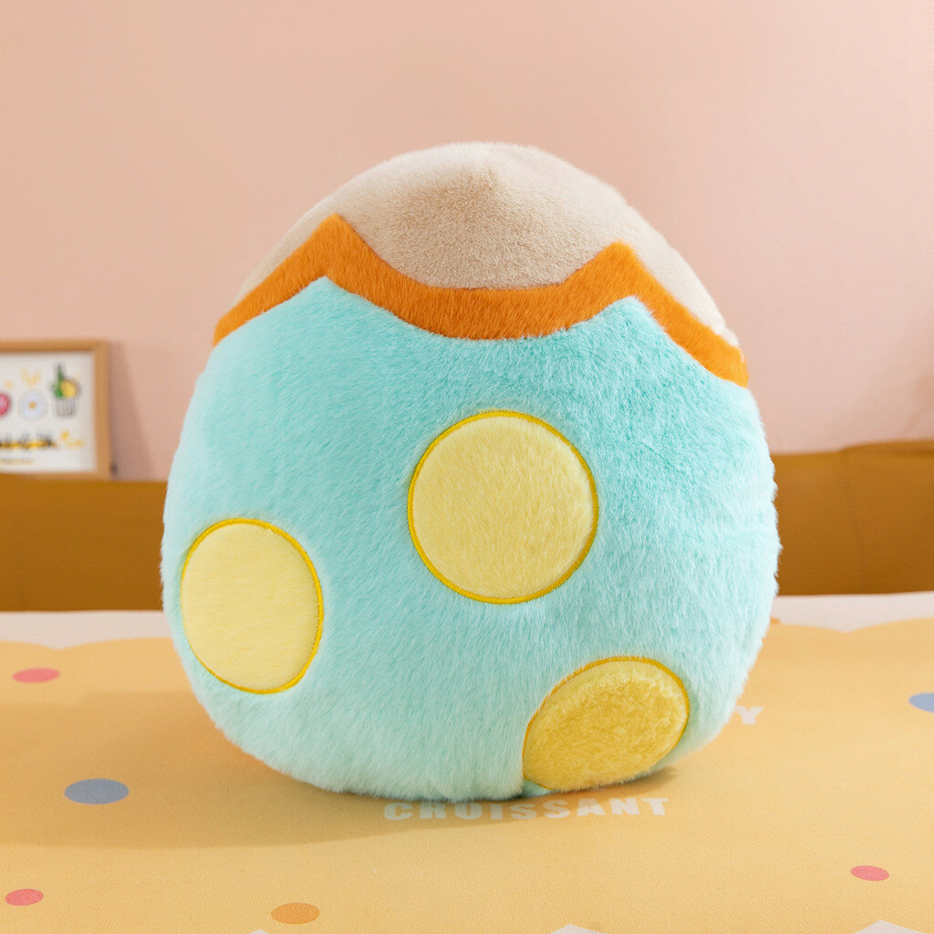 Stuffed toy roco kingdom shiny egg, blue green, 20 cm