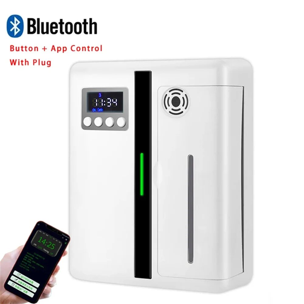 Ароматизатор Bluetooth, белый, EU вилка