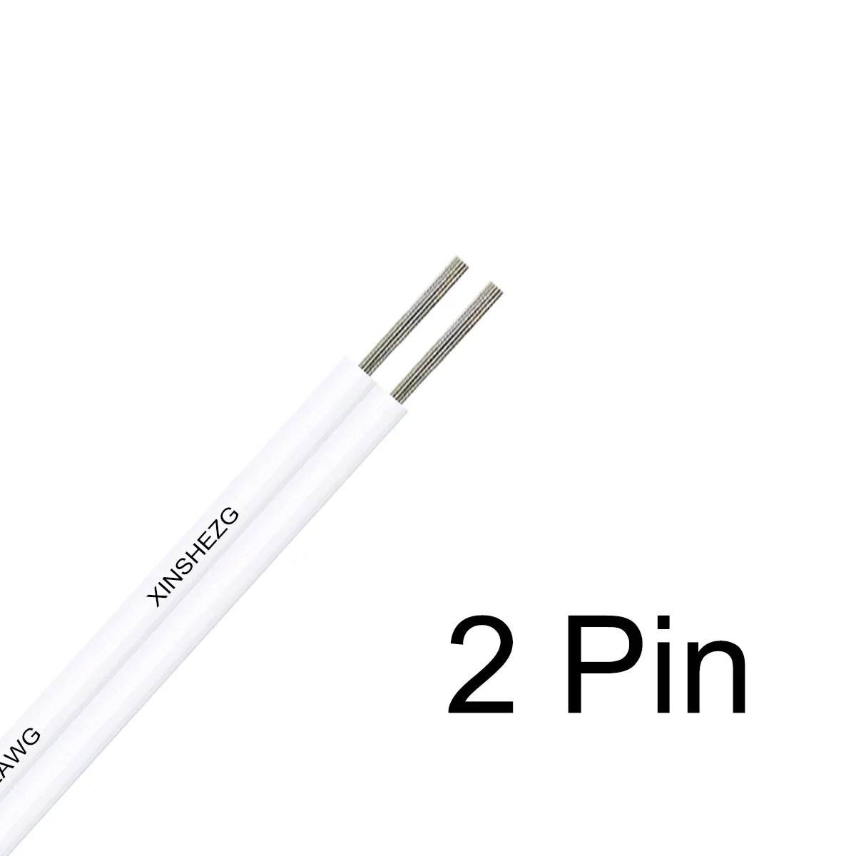 2 Pin White B удлинитель для светодиодной ленты 50m, 20 AWG