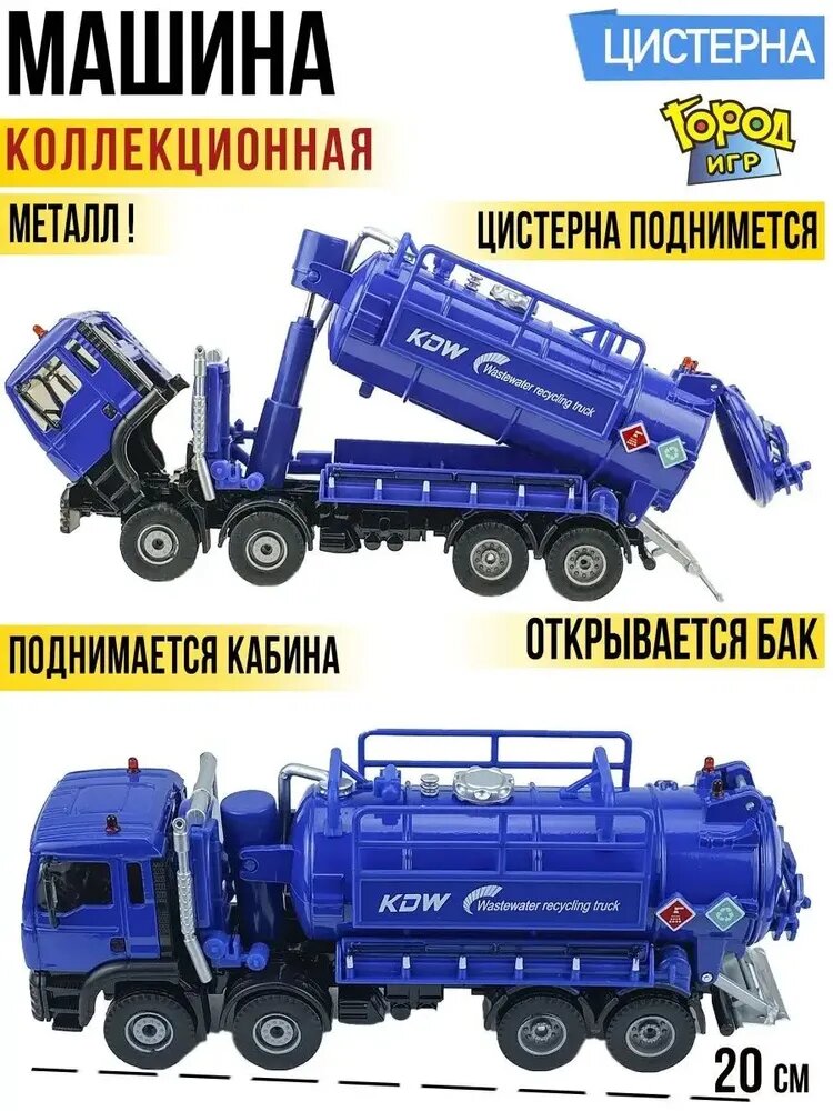 Машинка коллекционная, Цистерна