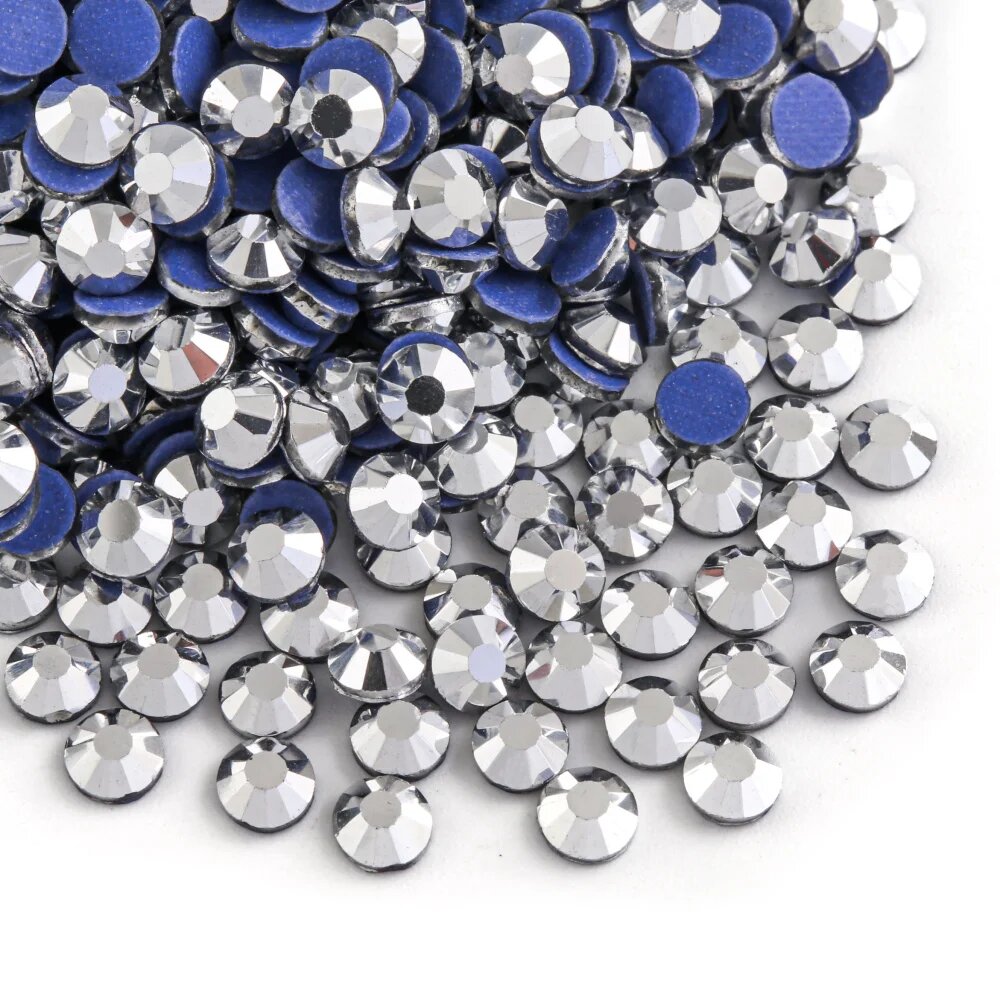 Термоклеевые стразы DMC, стеклянные кристаллы, SS6-SS30 SS16-1440pcs, Mine Silver