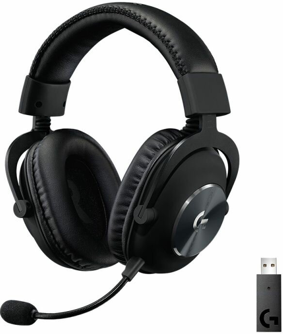 Наушники с микрофоном Logitech G Pro X Lightspeed черный