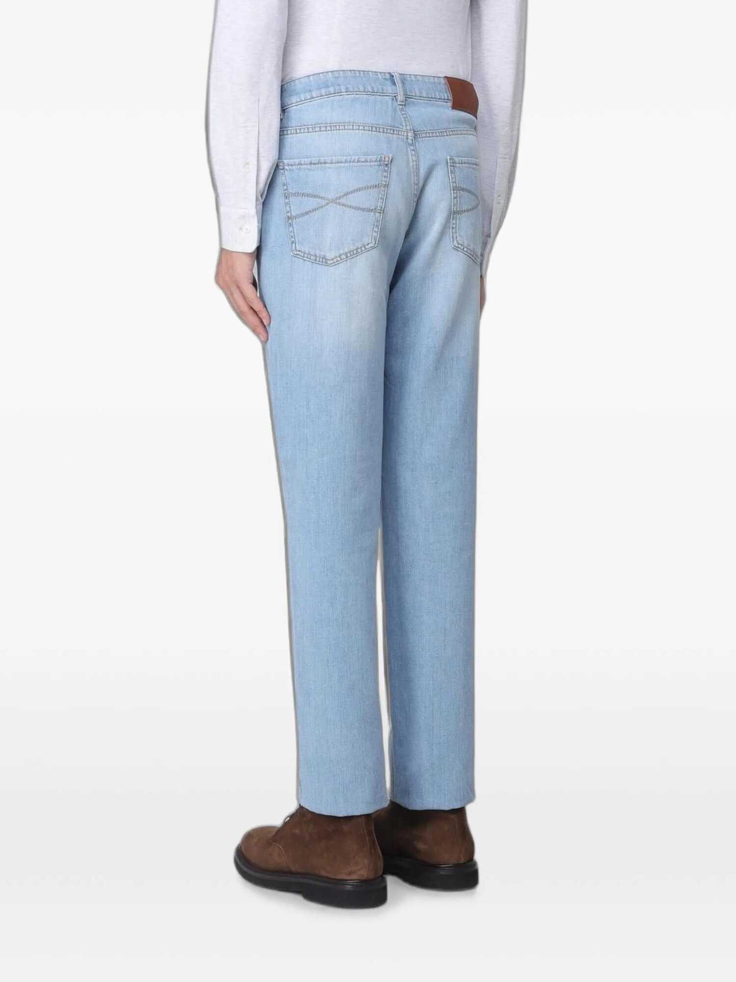 Джинсы BRUNELLO CUCINELLI Straight-leg jeans, размер 60 — фото 1