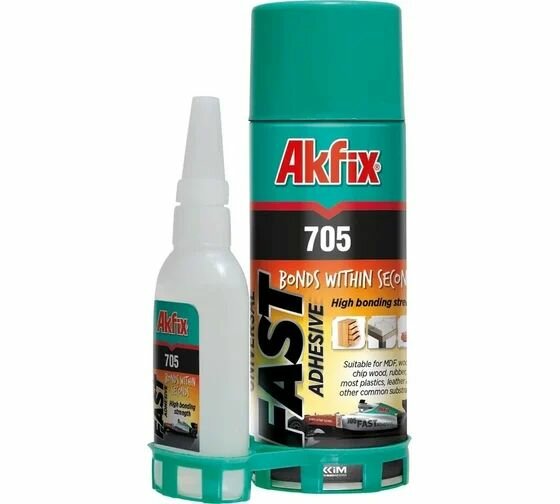 Набор для экспресс склеивания Akfix 705 65 г + 200 мл