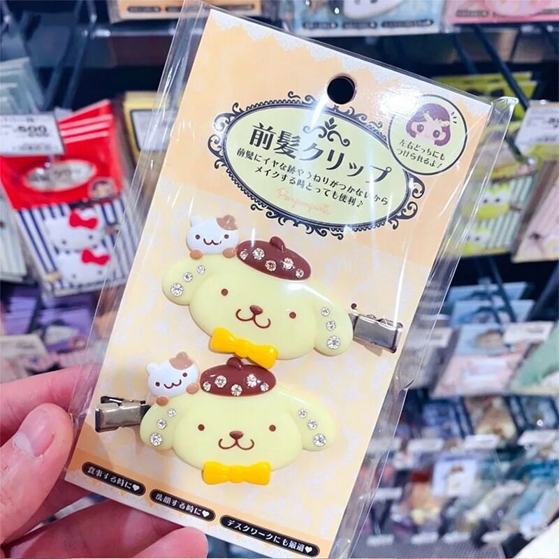 Keeppley аниме заколки Hello Kitty Kuromi My Melody Cinnamoroll Желтый, 14