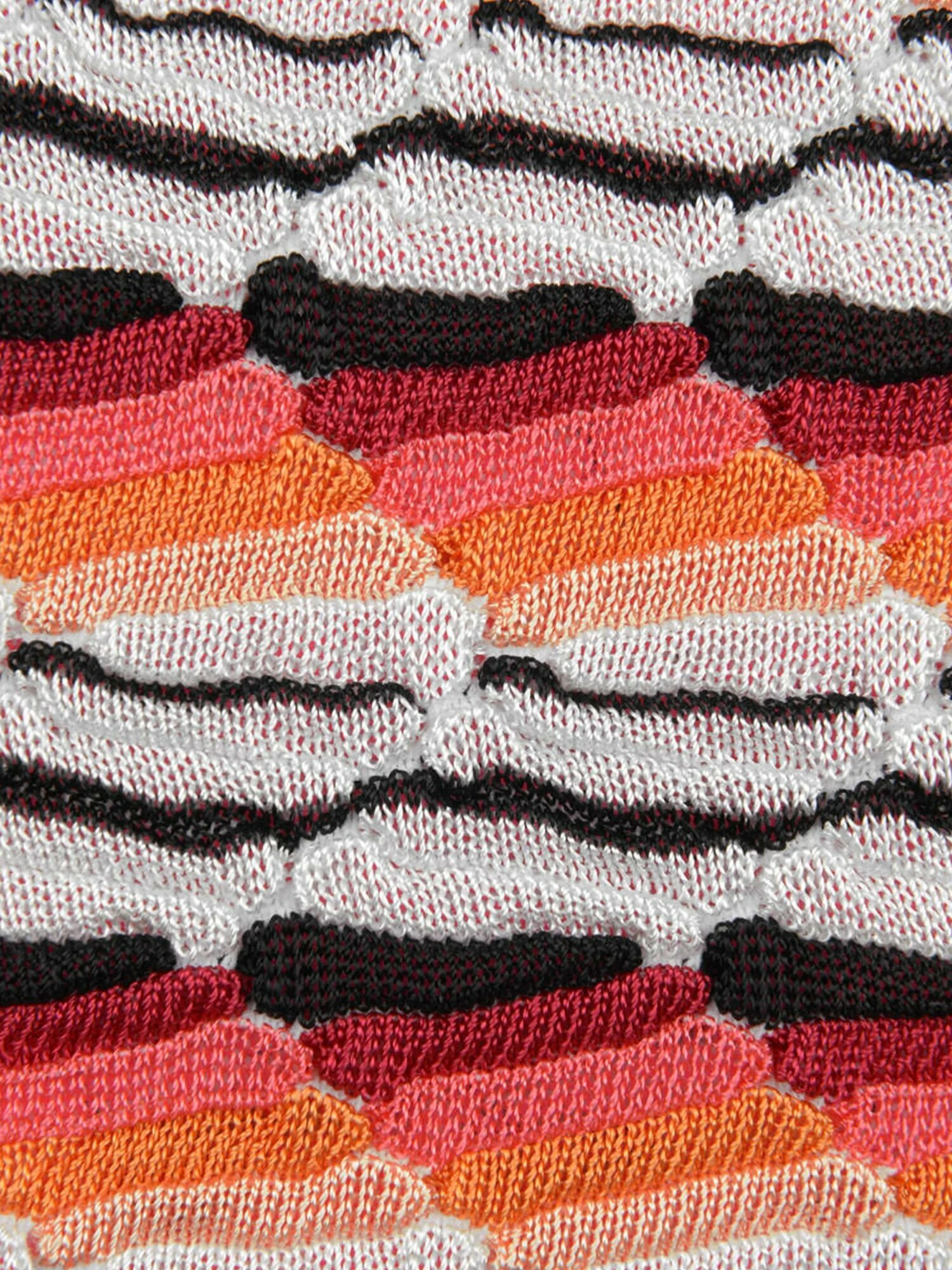Купальник Missoni Zigzag-knit swimsuit, размер 12 лет, бежевый/белый — фото 1