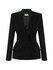 Куртка Elisabetta Franchi Jacket in lightweight crêpe, размер 48