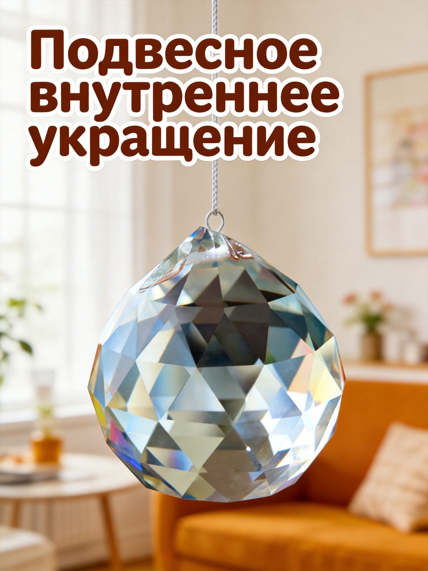 Кристаллические Подвески Для Светильников И Украшений Дома 6x6x6 См