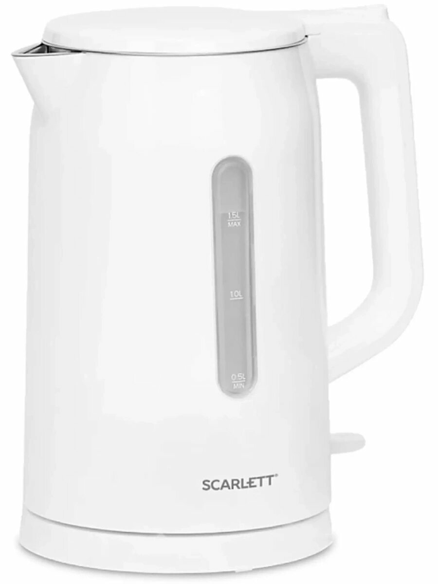 Чайник Scarlett SC-EK21S31 1.5л. 2200Вт белый (пластик)