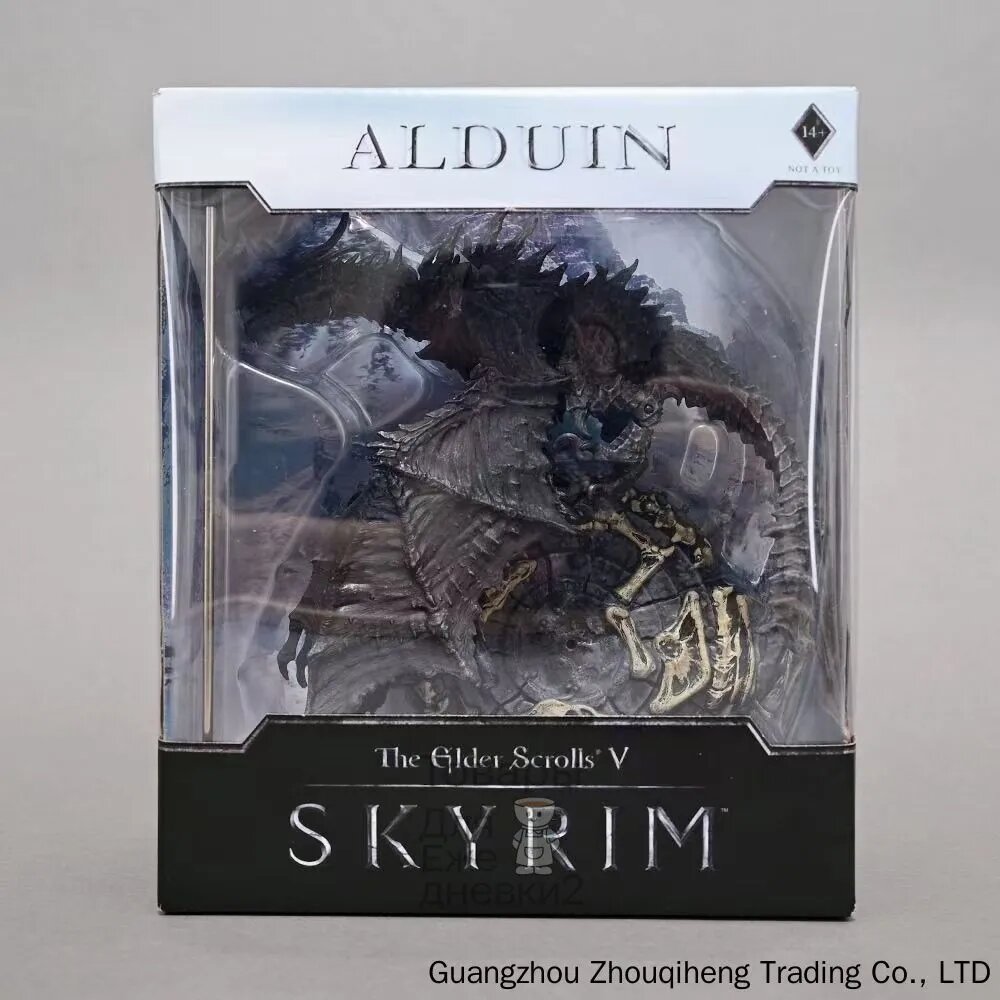 Фигурка Древние свитки 5: Скайрим Дракон Алдуин / The Elder Scrolls V: Skyrim Alduin (высота Дракона - 25см, ширина крыльев - 30см)