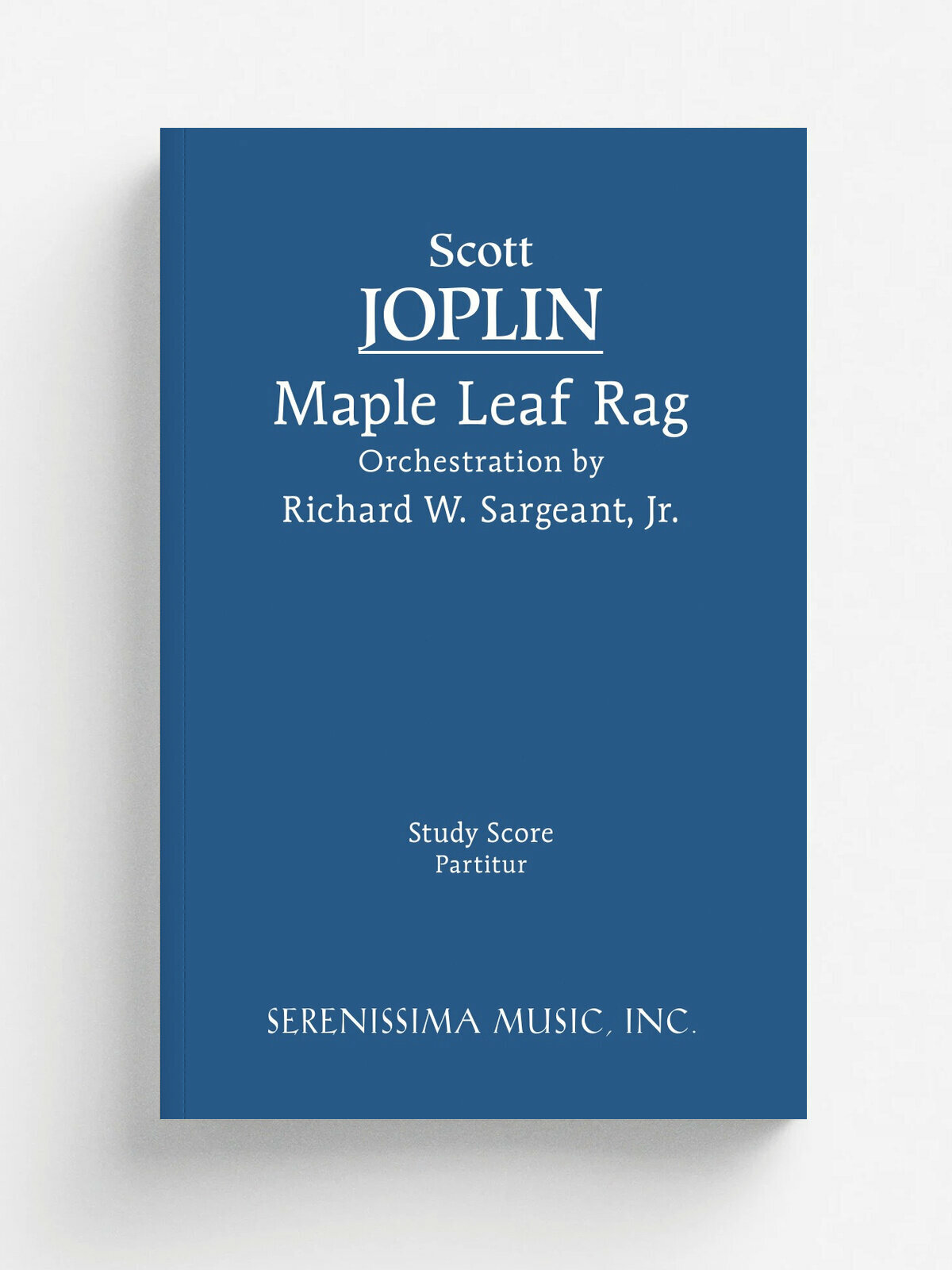 Maple Leaf Rag. Study score