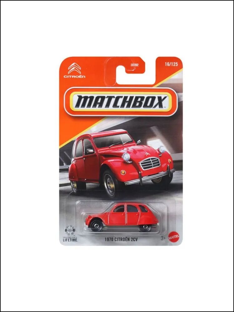 Машинка Matchbox Toys 1:64 Scale Die-Cast Basic Car 30782 1970 Citro n 2CV