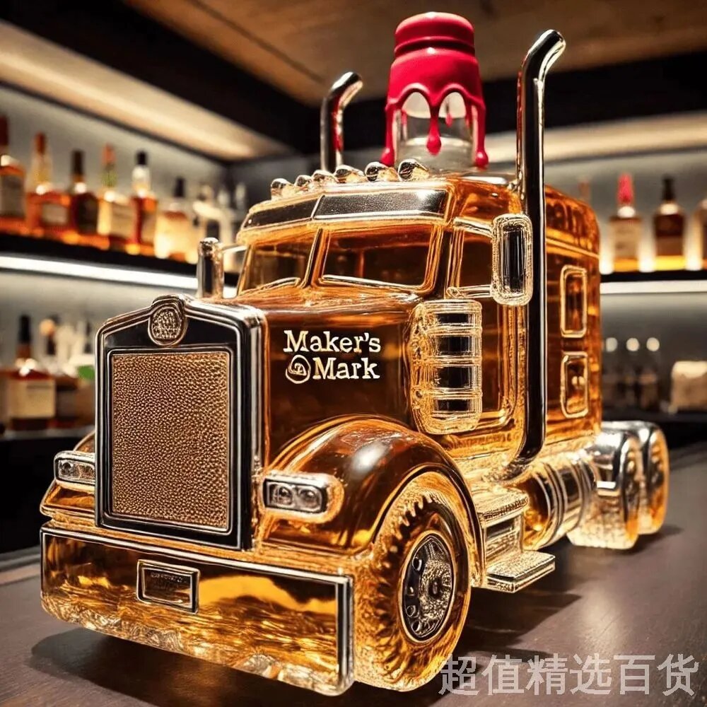 Бутылка Maker's Mark 0.3 л, стеклянная, в форме грузовика, 1 шт