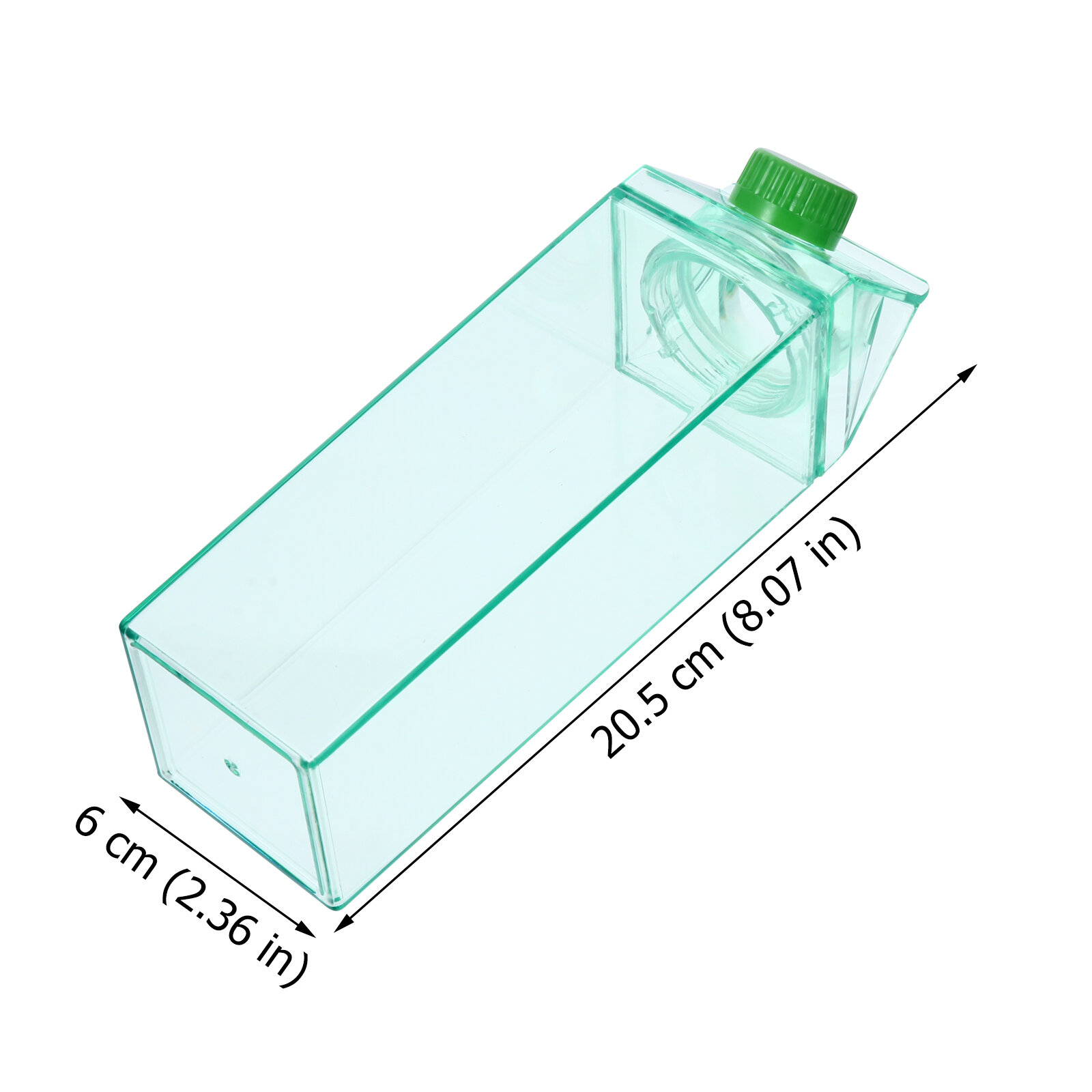 Бутылка Для Молока 1 Шт Светлая Зелёная Цвет 500мл 20.5X6X6CM