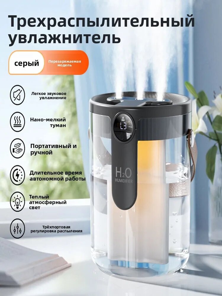 Увлажнитель воздуха A#781783585830, светло-серый
