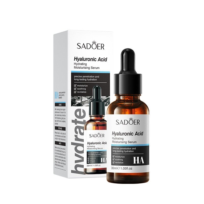 Full English Essence SADOER Vitamin C Aloe Moisturizing Essence Moisturizing SERUM Эссенция с гиалуроновой кислотой, 30 мл