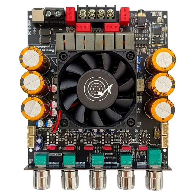 Плата Усилителя SUB1200Q QCC3034 ES9023 Bluetooth