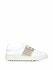 Кроссовки Valentino Open leather sneakers, размер 37, бежевый/белый
