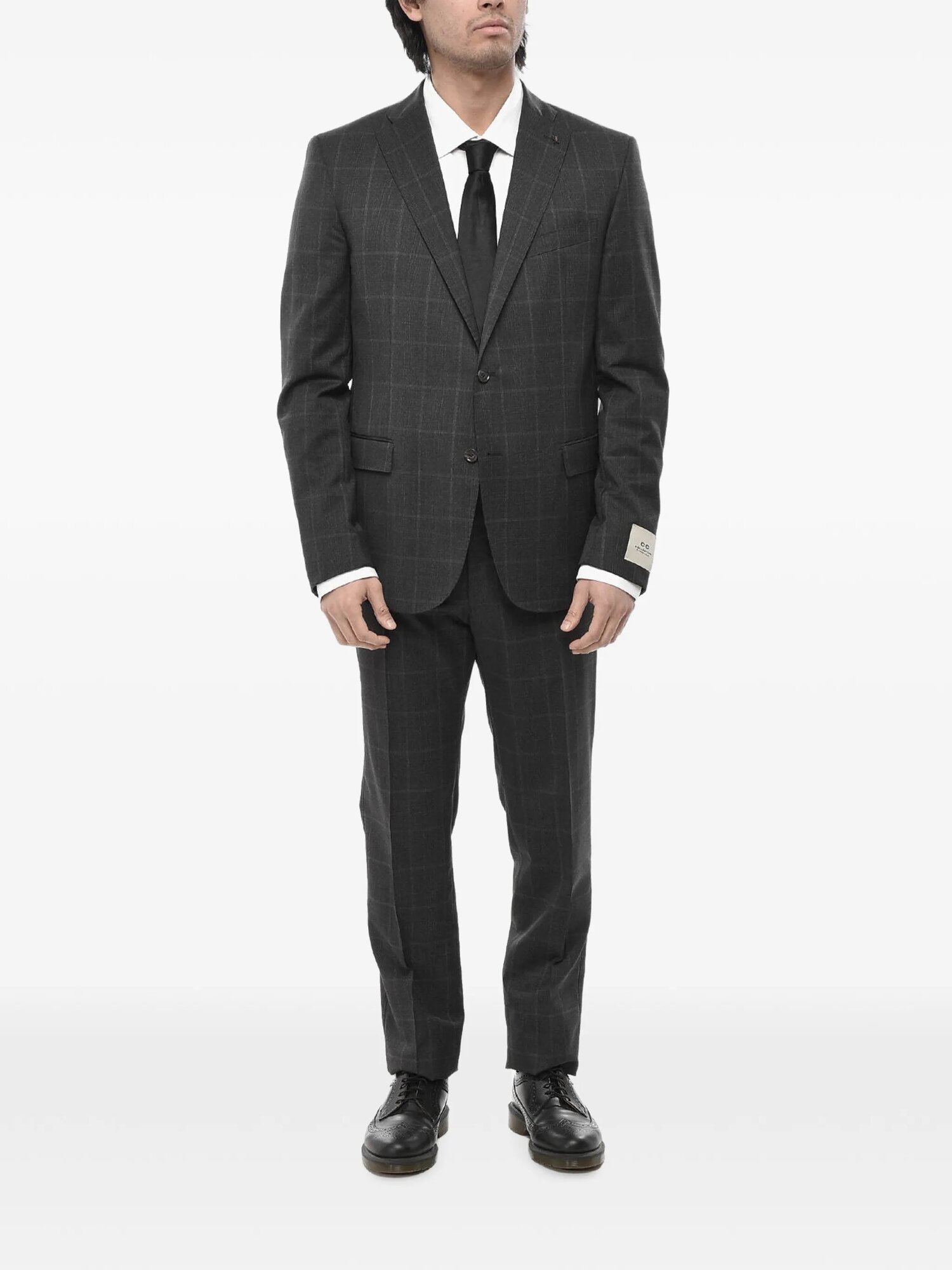 Комбинезон Corneliani Check-pattern single-breasted suit, размер 54 — фото 1