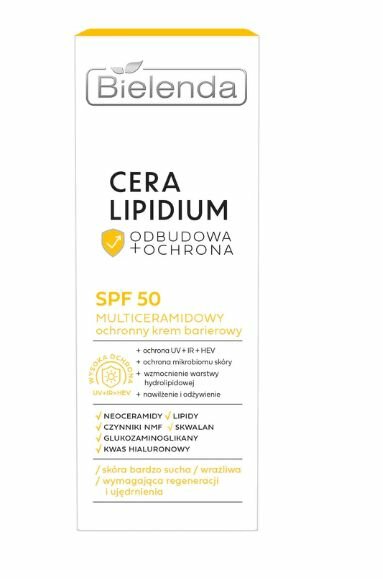 Крем для лица bielenda, мультикерамидный, защитный, барьерный, CERA LIPIDIUM, 30 мл