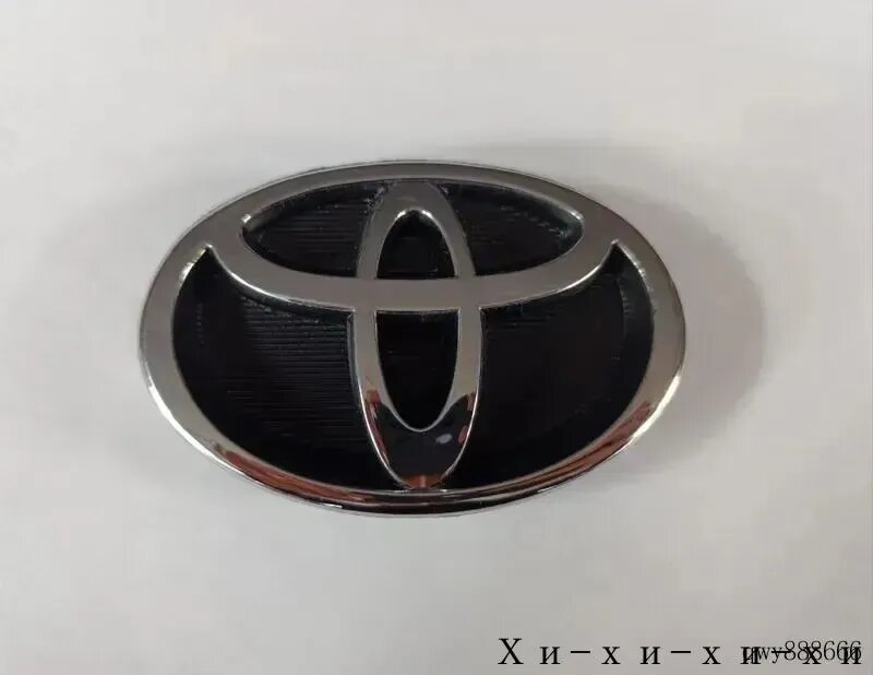 Передняя эмблема Toyota Corolla 120 (2000-2006) оригинальный размер 12х8.2 см