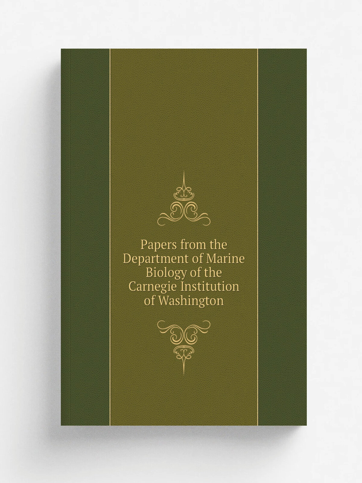 Papers from the Department of Marine Biology of the Carnegie Institution of Washington