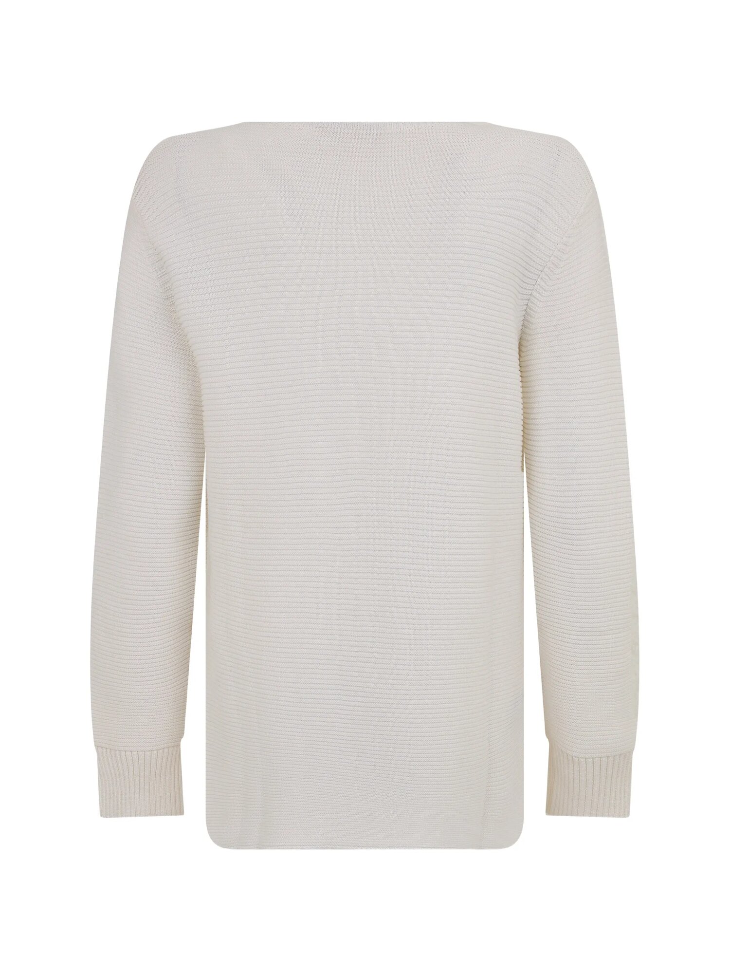 Свитер MooRER Ribbed-knit sweater, размер 42, , бежевый/белый — фото 1