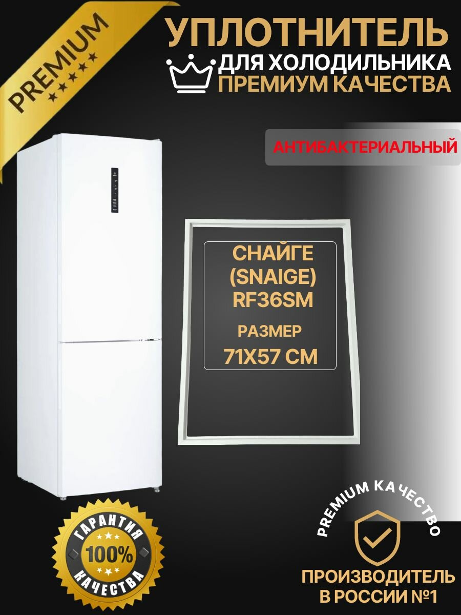 Уплотнитель для холодильника Снайге (Snaige) RF36SM; 71х57см, ШИП-ПАЗ
