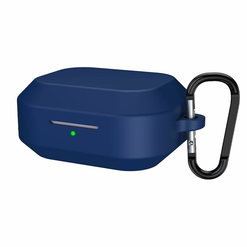 Силиконовый защитный чехол для наушников Realme Buds Air8 Pro с альпинистской пряжкой/ устойчив к падениям и царапинам, минимализм и универсальный/ доступен в нескольких цветах