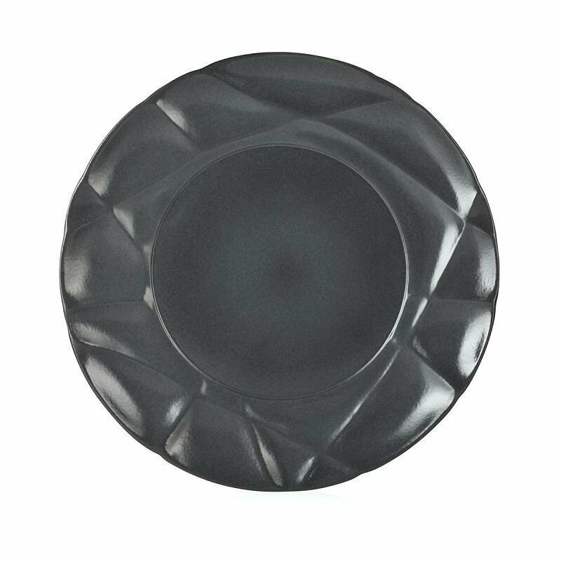Тарелка десертная Succession Black, 21х2.2 см, черная 650731 Revol