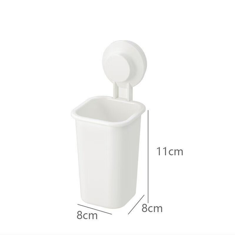 IKEA TISKEN держатель для зубной щетки, с присоской, белый, подставка для зубной щетки