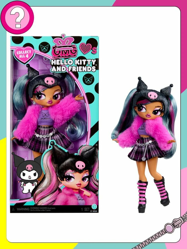 Модная кукла OMG коллаборация Hello Kitty, образ Kuromi，Коллекция кукол