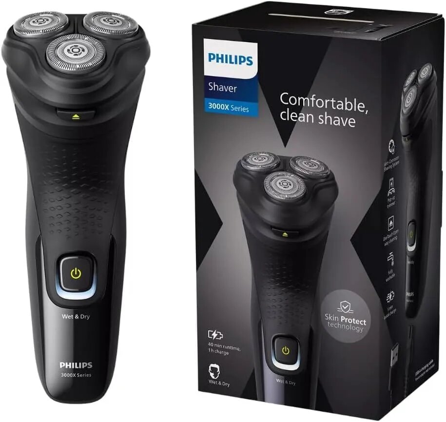 Philips Электробритва Series 3000 X3021/00, черный