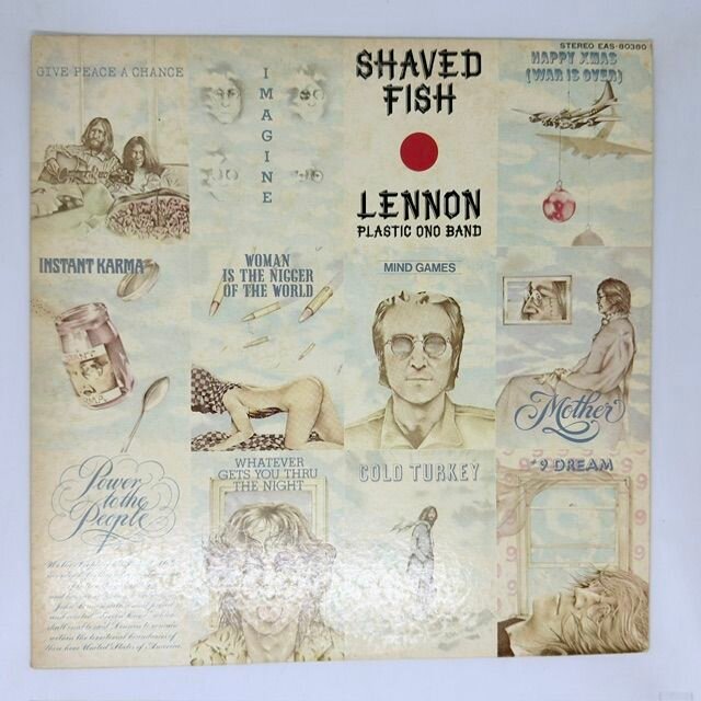 Виниловая пластинка John Lennon / Plastic Ono Band-Shaved Fish (LP, JAPAN) '80 VG