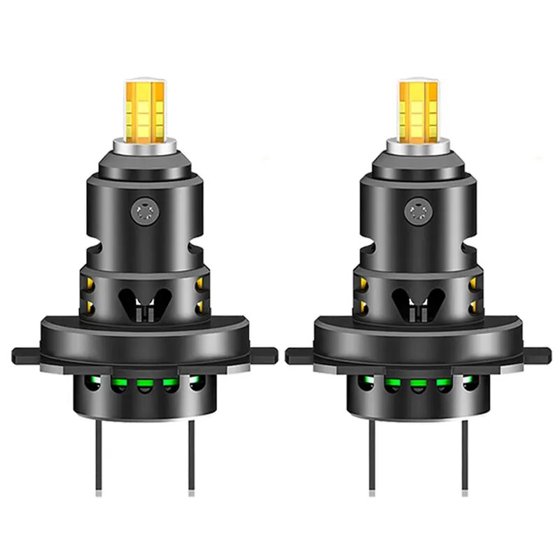 Светодиодная лампа для фар 360 Mini H7 Canbus 3000W 3500000LM с турбонаддувом, размер 1:1, беспроводная, 6000K, 12V, 3D CSP чипы, автомобильное освещение